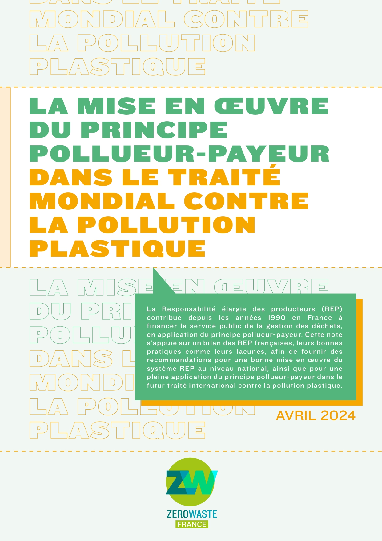 La mise en œuvre du principe pollueur-payeur dans le traité mondial ...